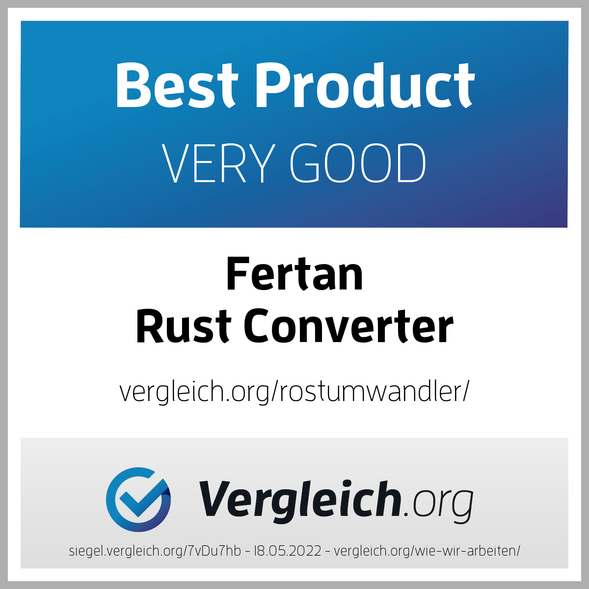 FERTAN Rust Converter - The Best Way to Remove Rust – FERTAN LLC